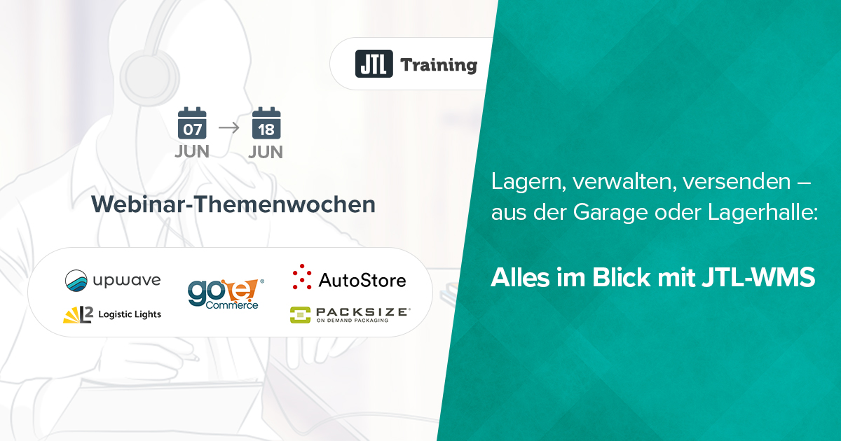 Webinar: Lager & Versand mit JTL-WMS effizient organisieren
